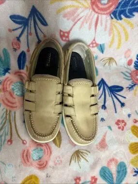 Sperry | Shoes | Sperry Tan Leather Fisherman Slipon Boat Shoes | Poshmark